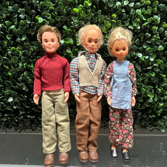 Mattel | Toys | 3 Vintage Sunshine Family Doll Steve Grandma Grandpa ...
